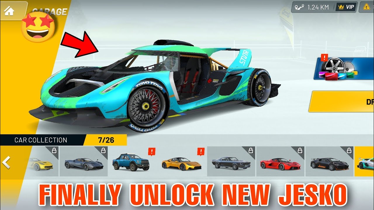 FINALLY UNLOCK NEW JESKO 😍 Extreme car driving simulator🤯 - YouTube