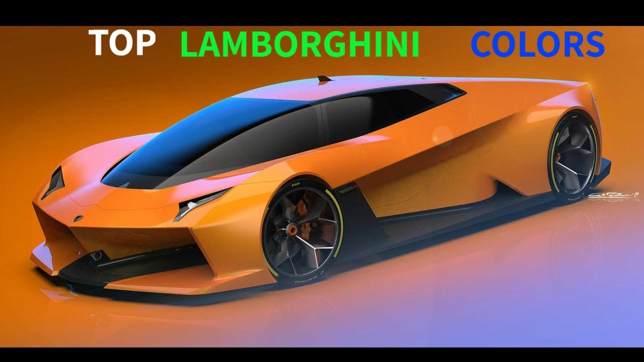 TOP LAMBORGHINI COLORS 2021 - YouTube