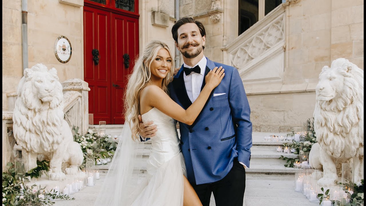 Erin Alvey & Filip Forsberg Castle Wedding in France - YouTube