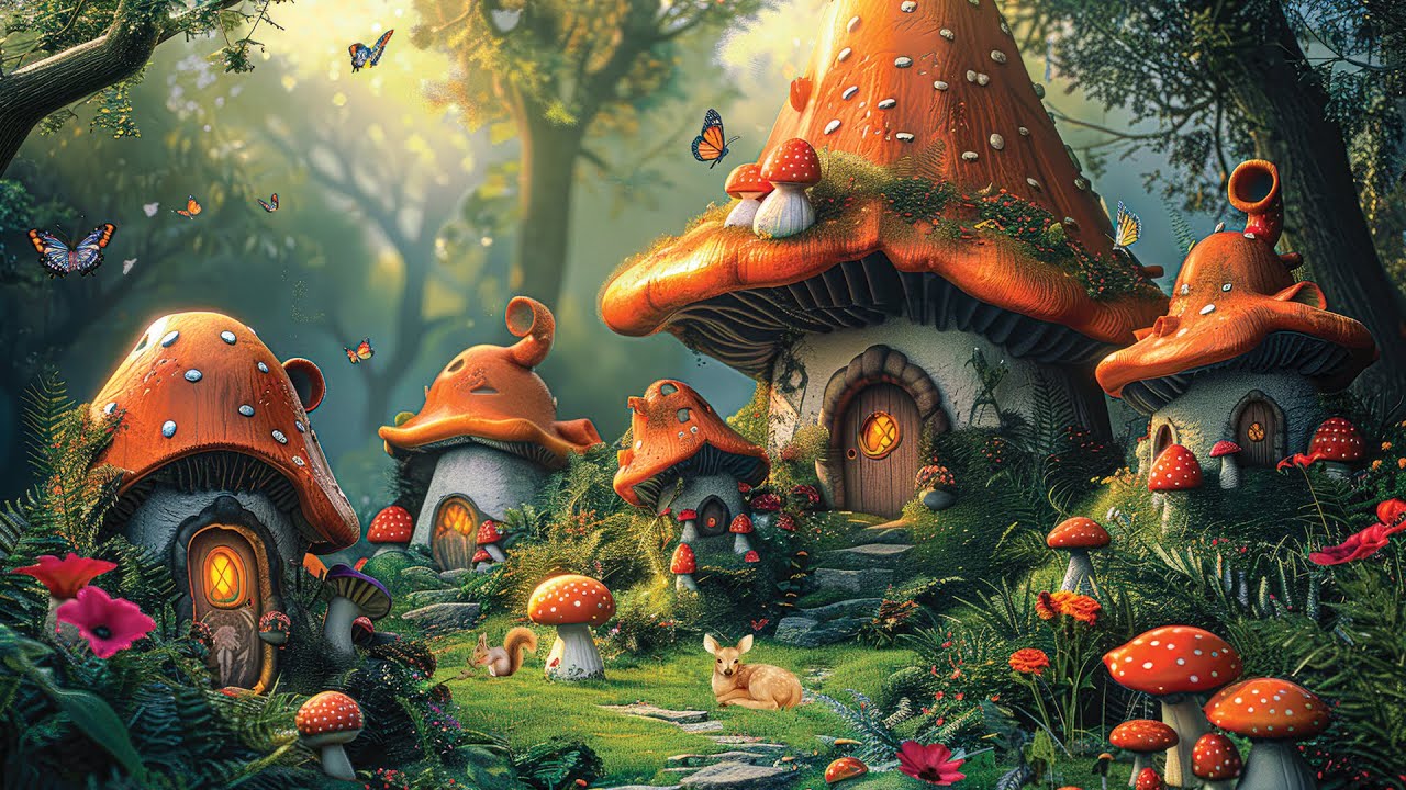 Soothing Magical Forest Music🍄 Music & Perfect Ambience for Lulling ...