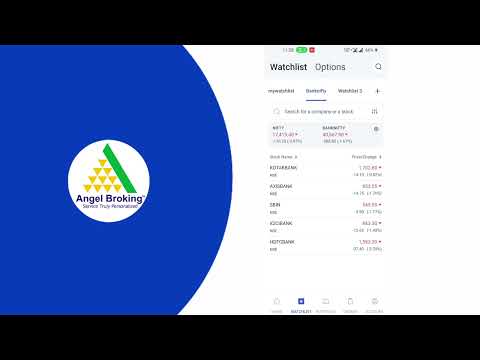 how to add watch list in AngelOne - YouTube