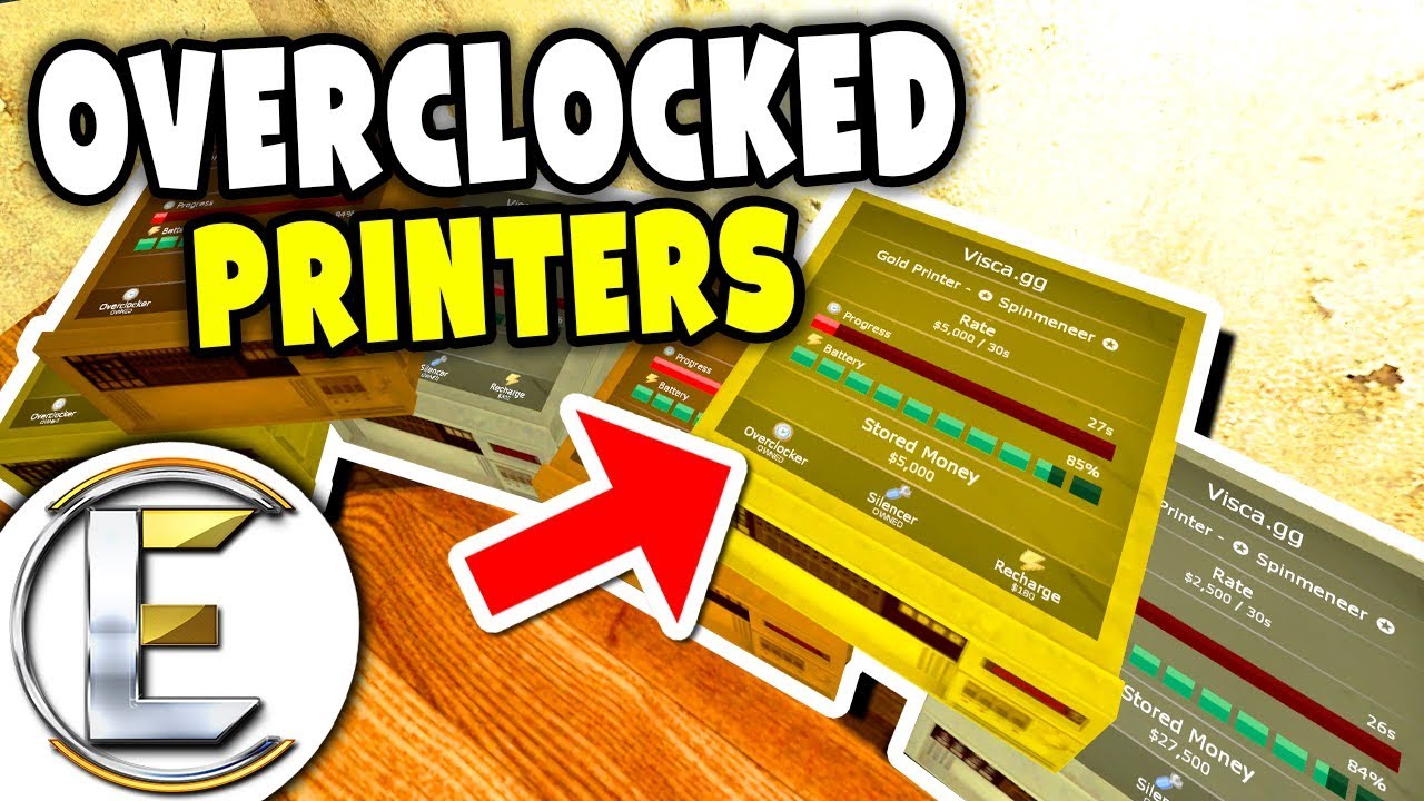 Overclocked Printers - Gmod DarkRP Life (Admins Tried To Sneak In My ...