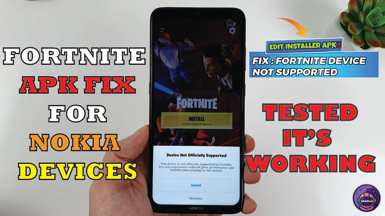 Fortnite Apk Fix Device not supported on Nokia Devices - YouTube