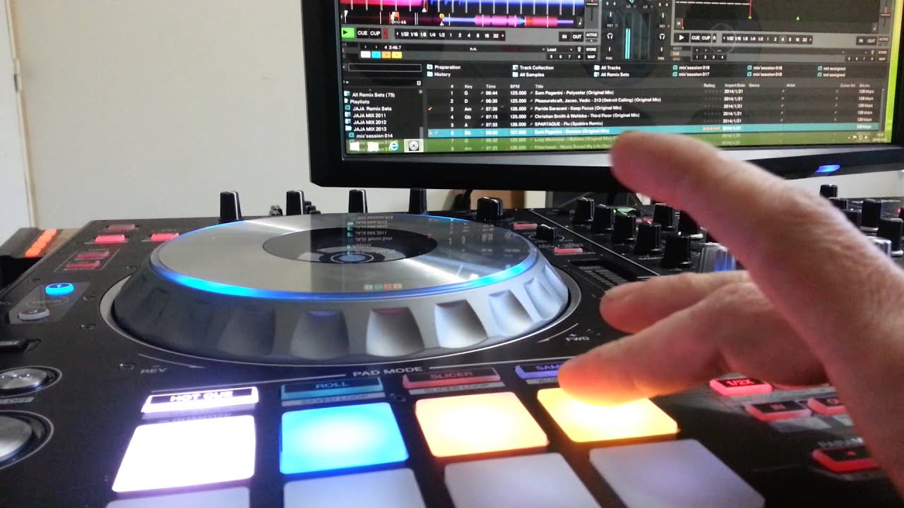 Pioneer DDJ-SZ and Traktor Pro | Performance pads with colorful LED ...