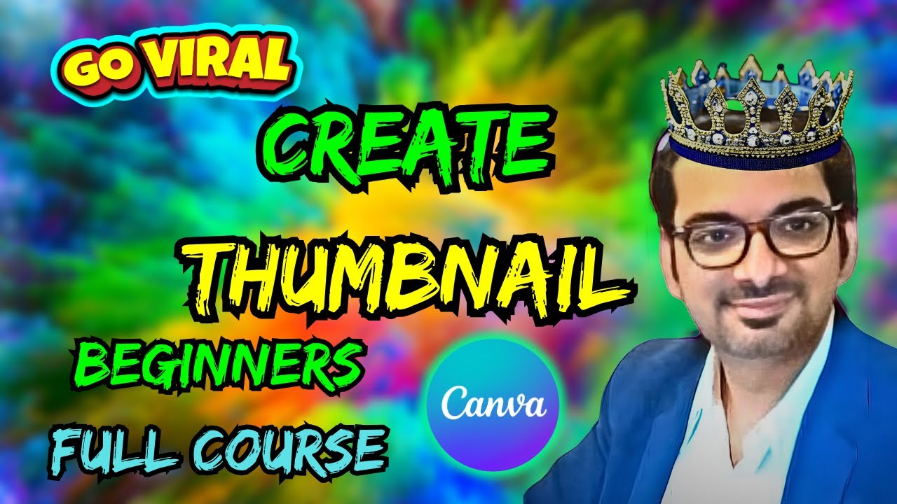 🎬 Learn How to Make YouTube Thumbnail (For Beginners) Full Course Canva ...