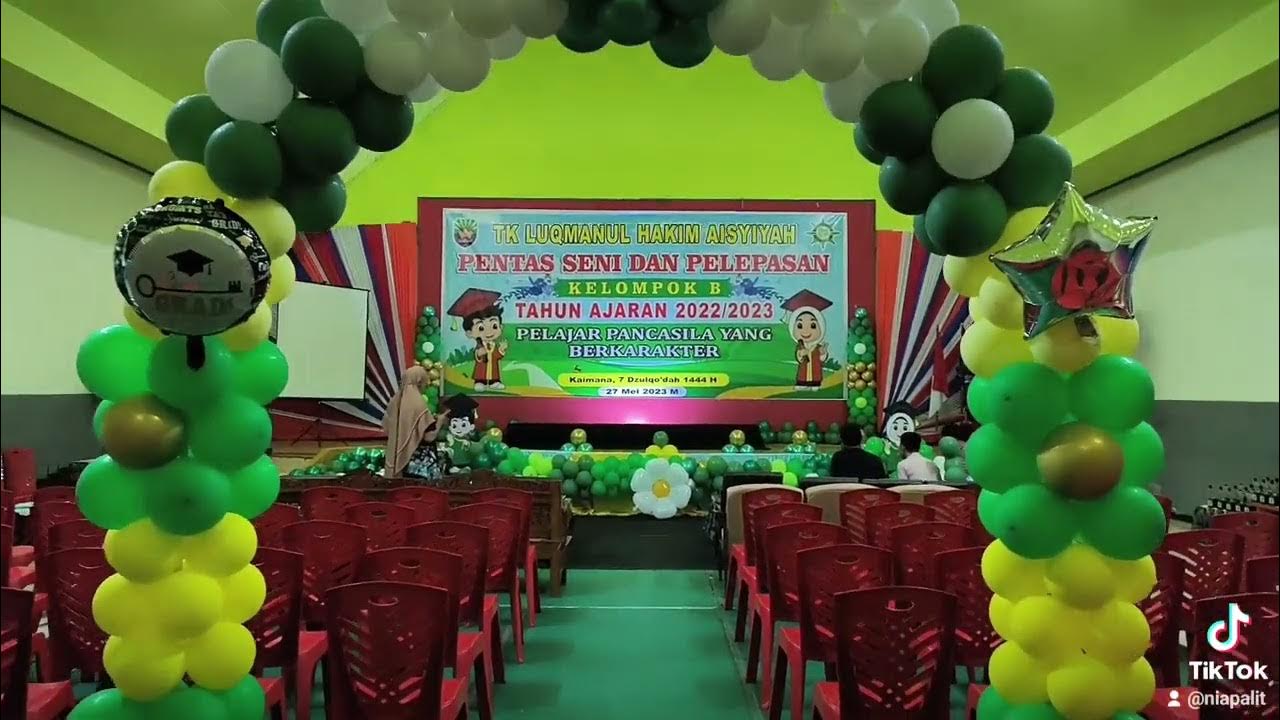 Dekorasi Wisuda Tk - YouTube