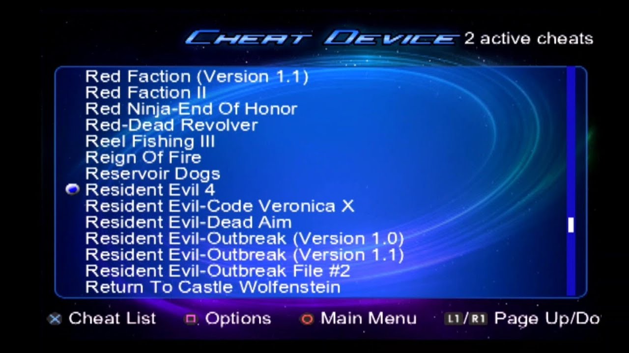 CHEAT DEVICE - RESIDENT EVIL 4 - YouTube