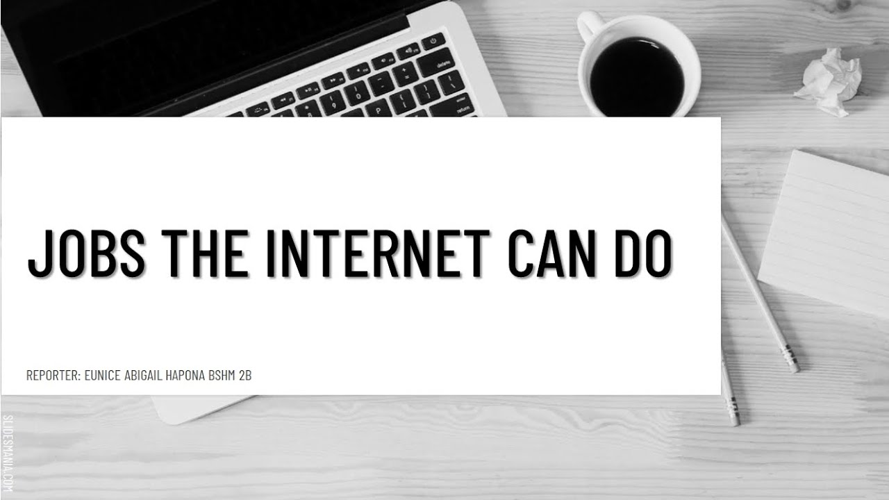 Jobs The Internet Can Do by Eunice Abigail Hapona - YouTube