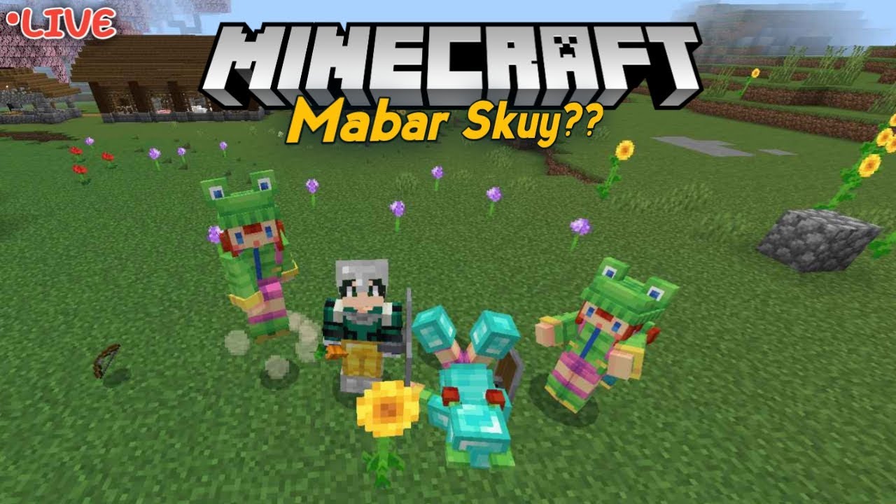 Live] Minecraft Bedrock : MABAR BARENG SABSKREBERRR!!! | [Open Mabar] - YouTube