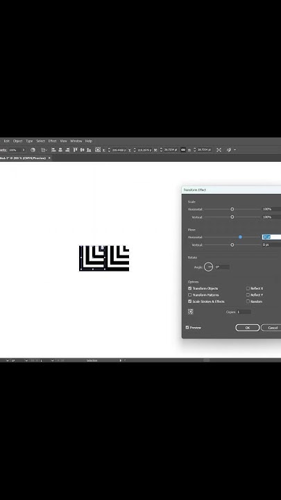 Overlapping Pattern with Transform Effect design in Adobe illustrator ...