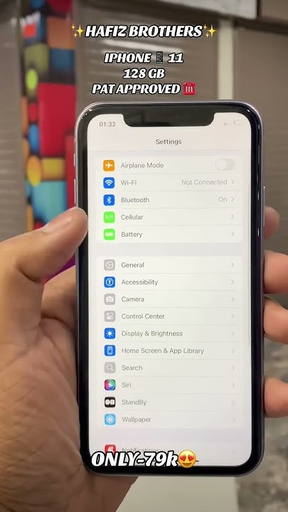 🍎IPHONE 11📱128GB PTA ☎️ ONLY-79K😍 #foryou #trending #iphone #support #trending #viralvideo #fyp ...