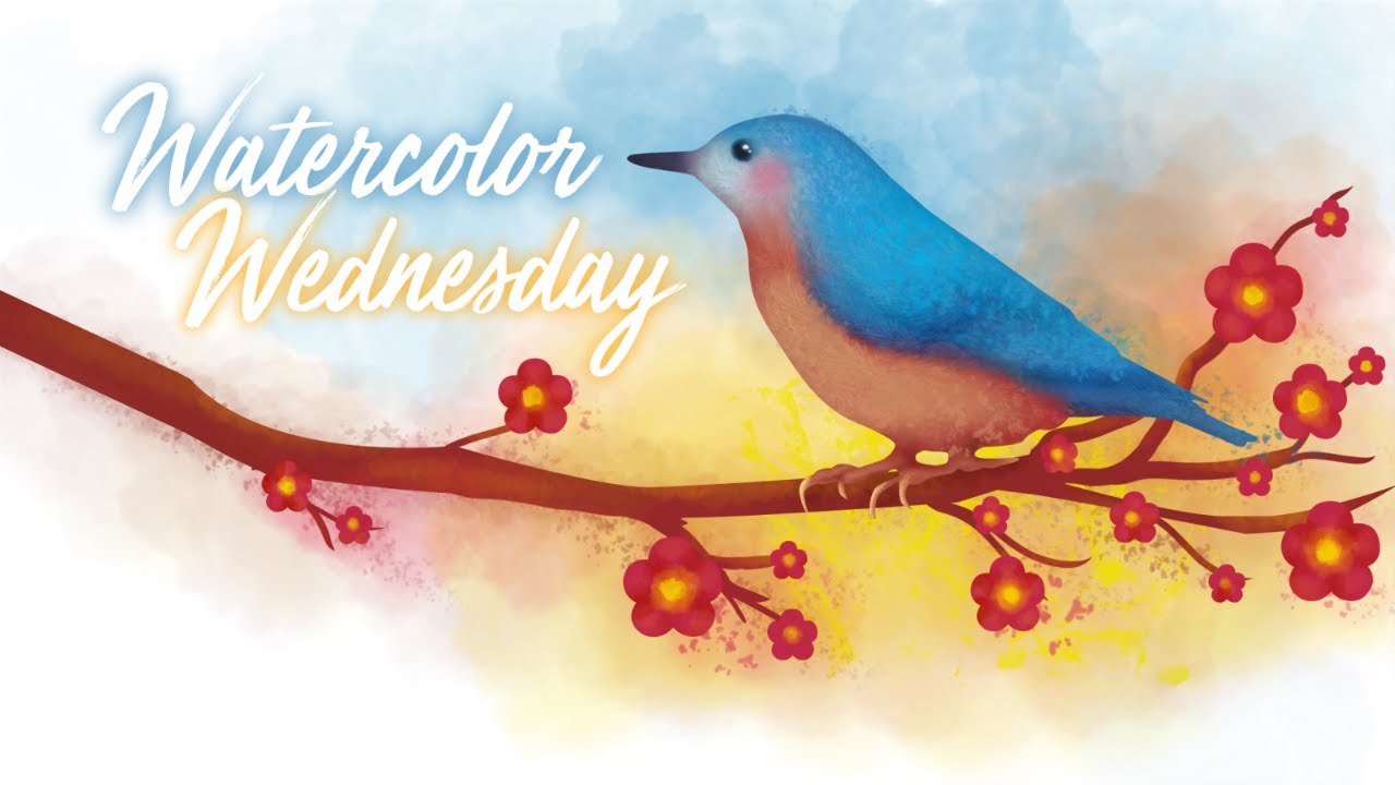 Watercolor Wednesday: Painting a Bird with Cathy Futral - YouTube