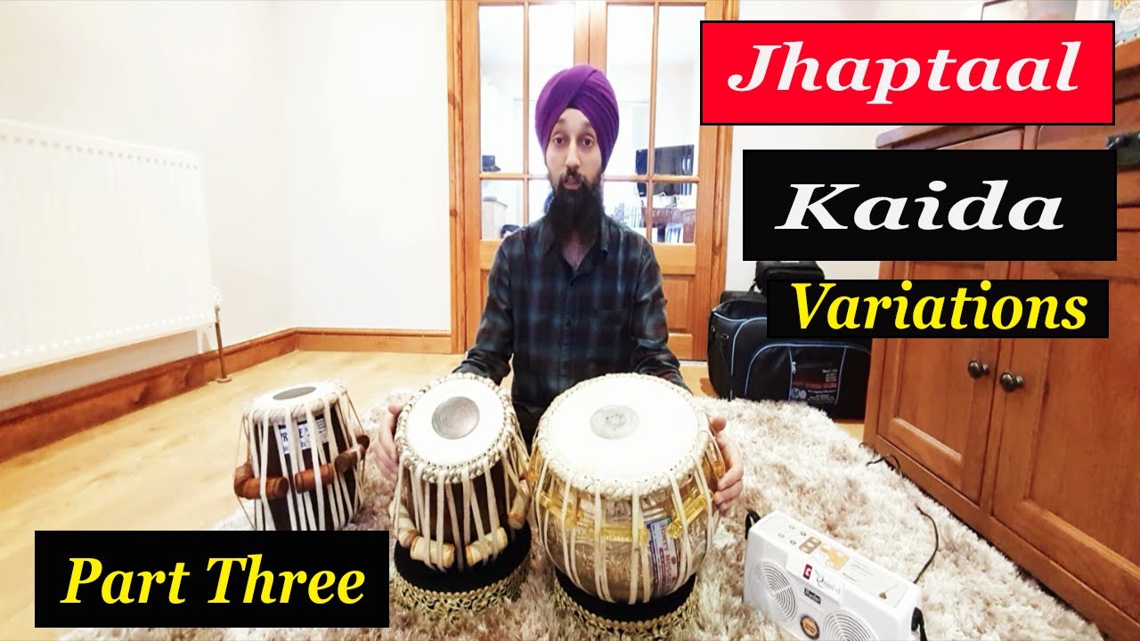 Jhaptaal kaida part 3 | kaida, palta and tihaee | tabla lesson - YouTube