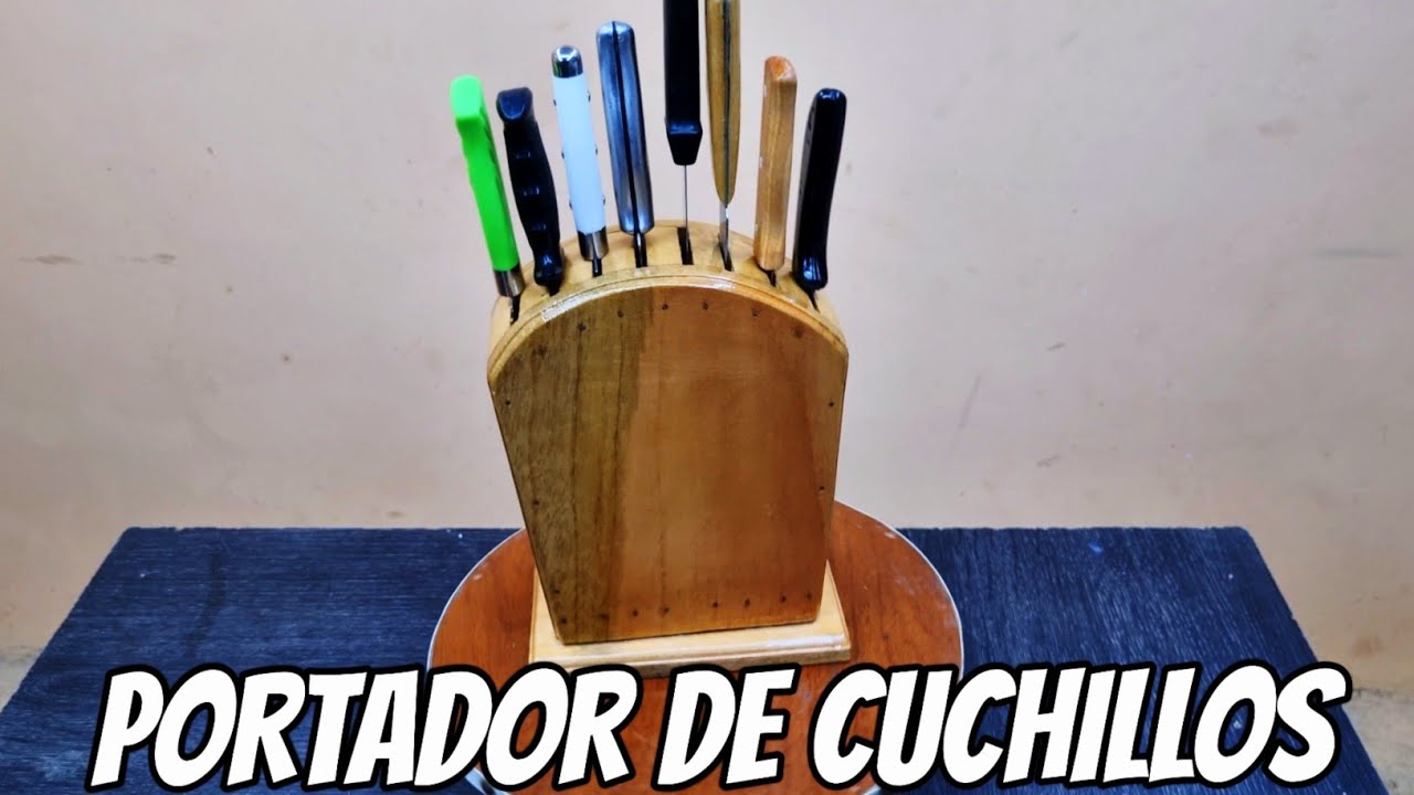 COMO HACER UN PORTA CUCHILLO - YouTube