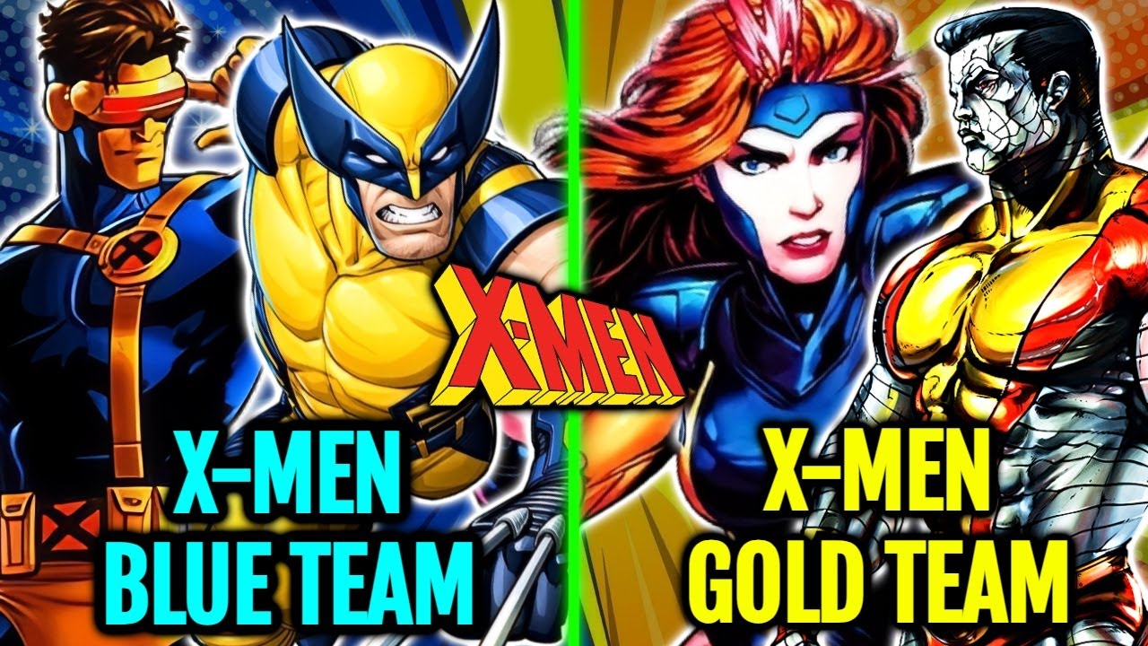 X Men's Blue And Gold Team Explored - When The Roaster Of Heroes Became ...