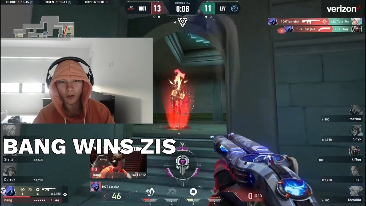 SEN Sinatraa Reacts to 100T Bang GAME WIN CLUTCH!😱 - YouTube