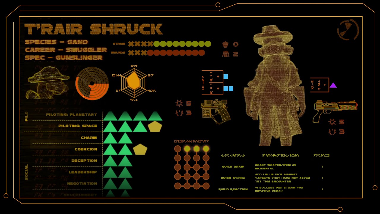 swrpg Video Character Screen - YouTube