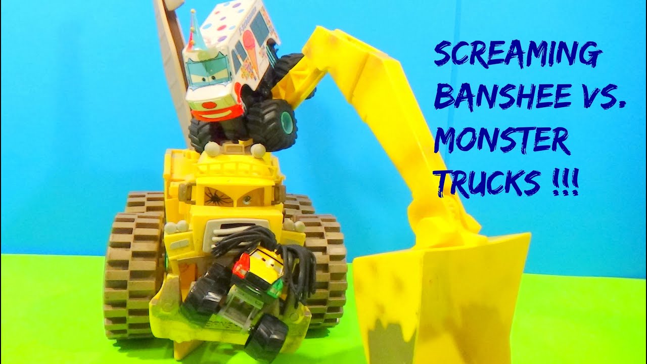 Screaming banshee wrestling I-Screamer and Rastacarian Monster Trucks ...