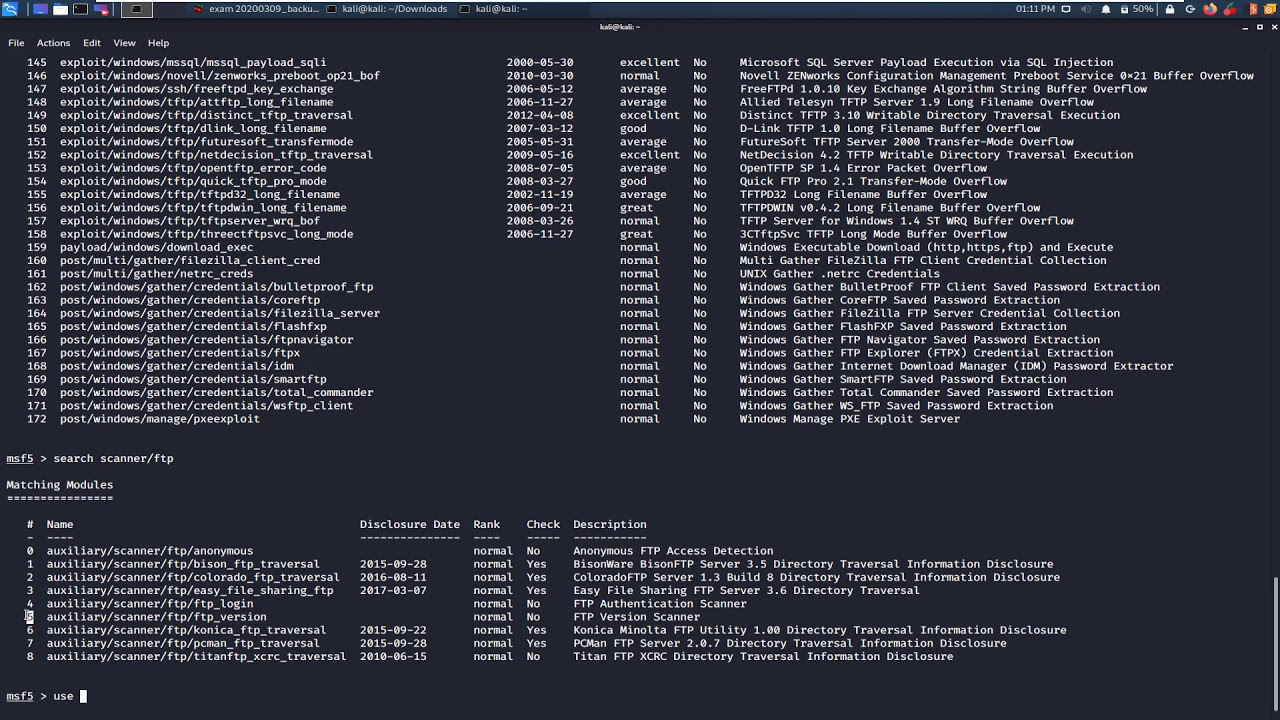 Using an Auxillary Scanner Module in Metasploit - YouTube