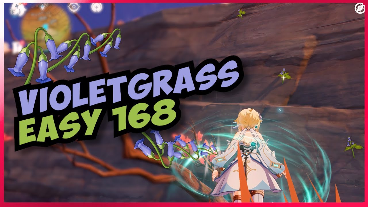 Violetgrass Easy 168 routes | Genshin Impact - YouTube