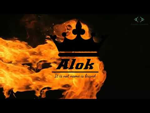 Alok name whatsapp Status | Name Art status video | Whatsapp status ...