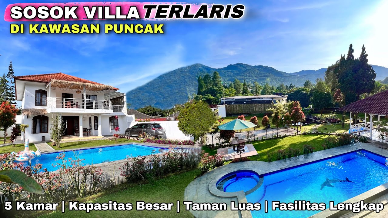 VILLA MURAH DAN BESAR DI PUNCAK BOGOR CUMA 2 jutaan | VILLA FOSSIL 3 ...