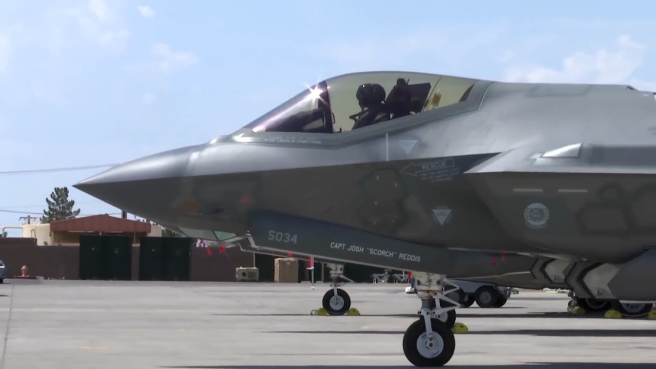 U.S. Air Force Best F-35 Lightning II Plane's Taxi & Take Off - YouTube