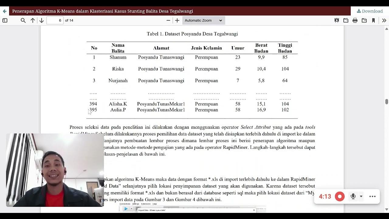 Review Jurnal (Implementasi Algoritma K-Means) Clustering - YouTube