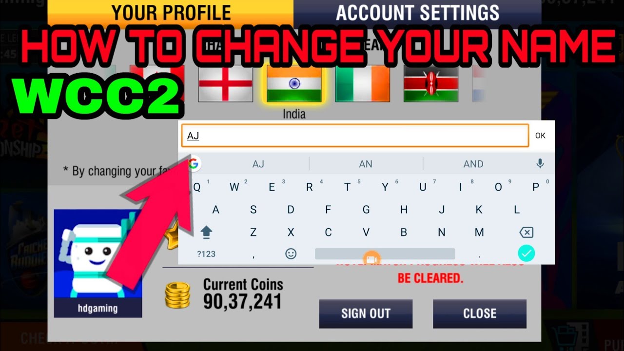 How To Change Name In Wcc2 Change Email I d YouTube How To Change Name In Wcc2 Change Email I d YouTube