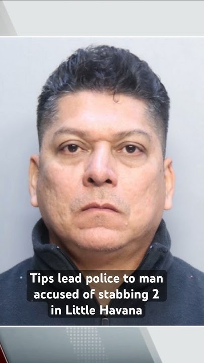 Miami police have arrested a man who they said stabbed two people in ...