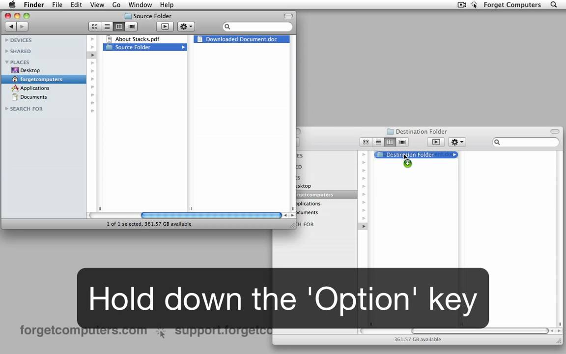 How To Copy A File In Finder using The Drag And Drop Method YouTube How To Copy A File In Finder using The Drag And Drop Method YouTube