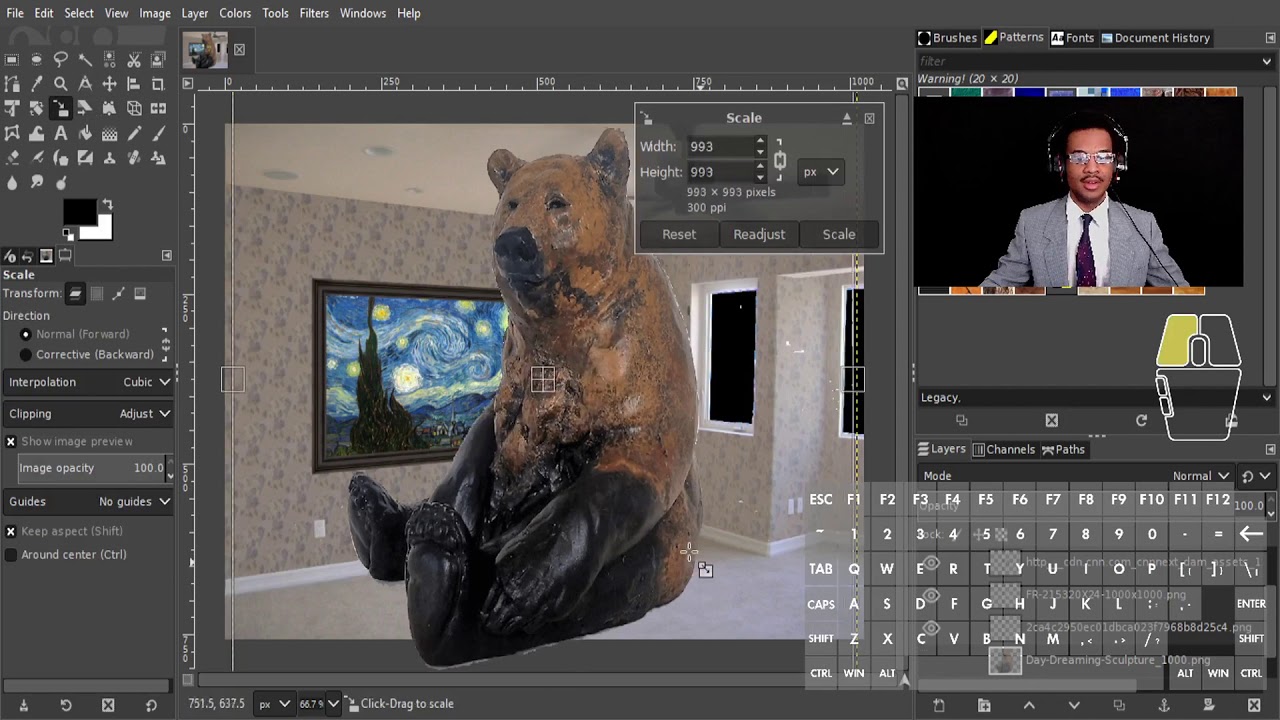 GIMP Tutorial Scaling Transforming YouTube GIMP Tutorial Scaling Transforming YouTube