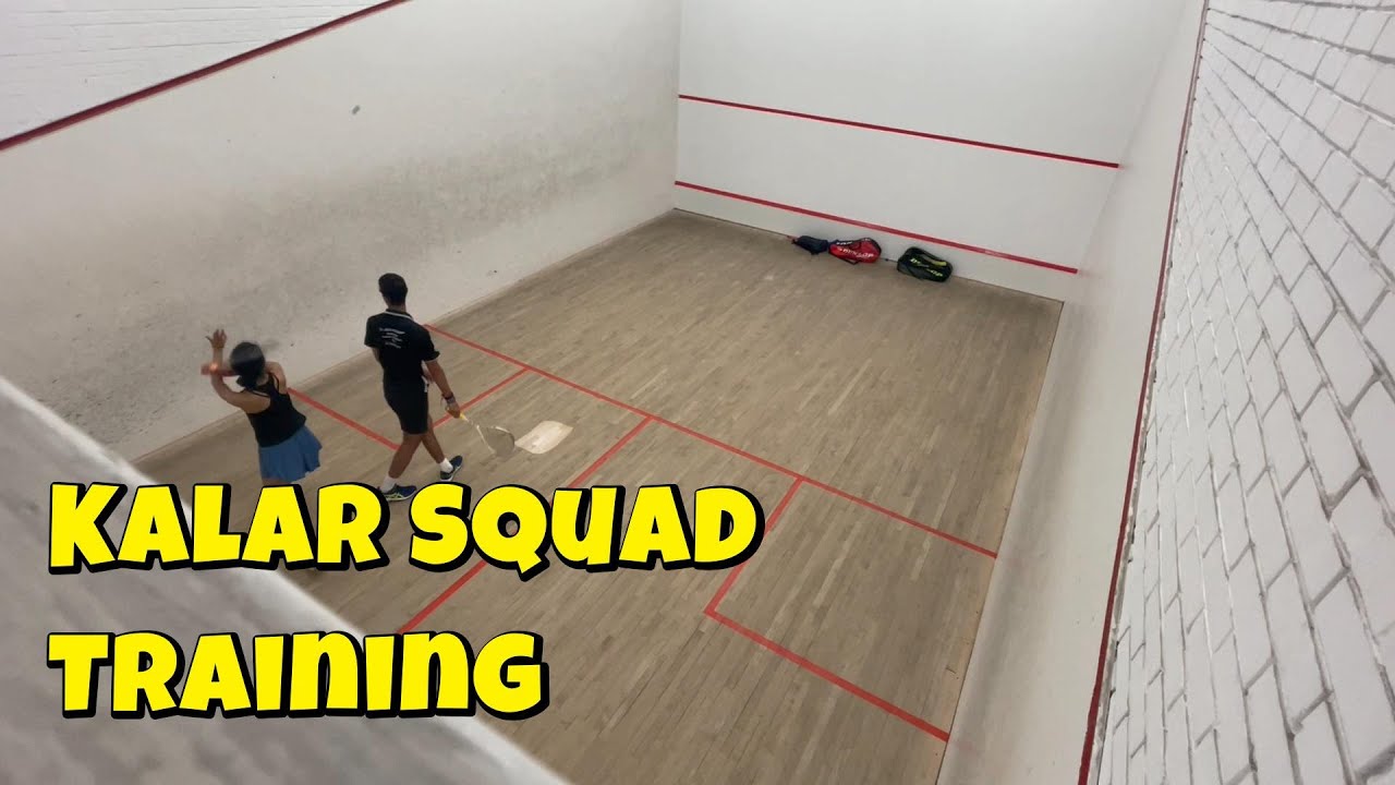 Squash - Kalar squad training with some solid drills - YouTube