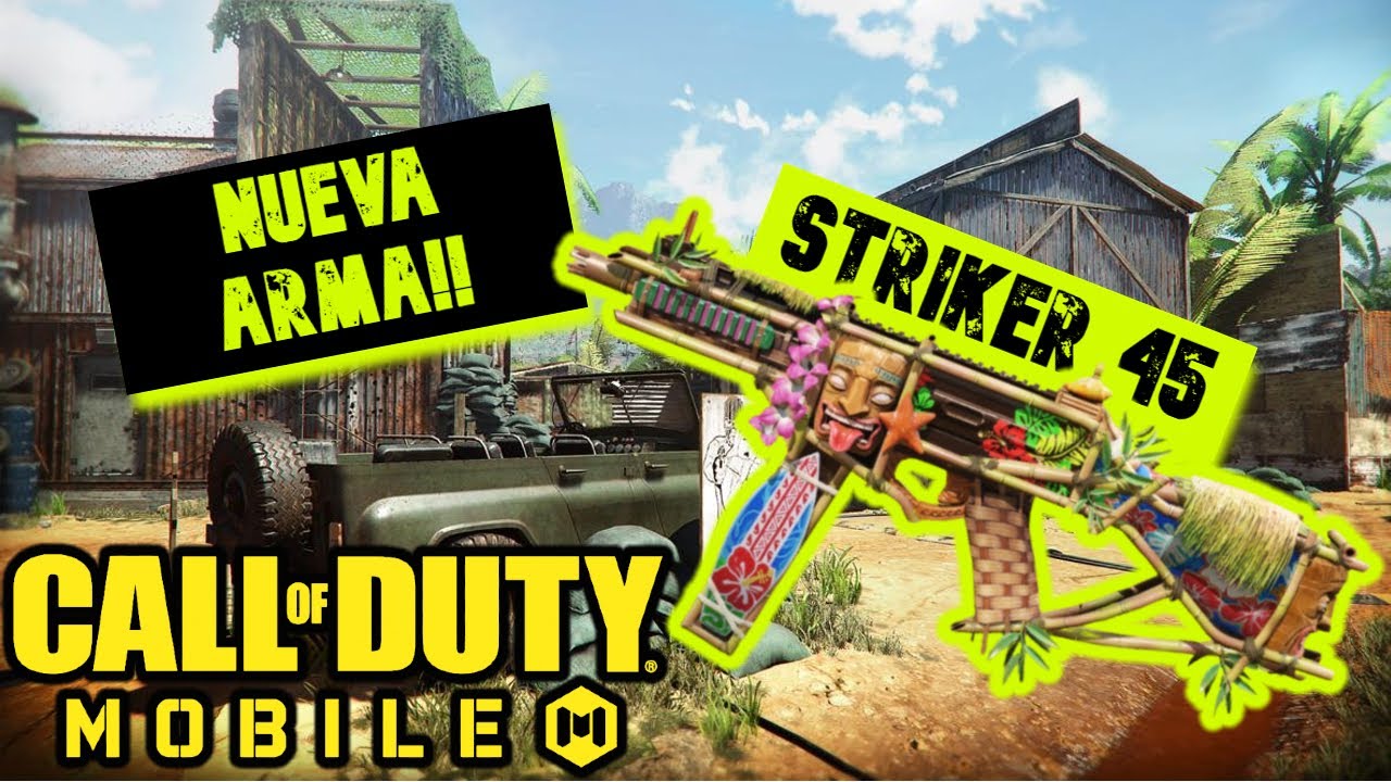NUEVA ARMA STRIKER 45!!! - Gameplay CODM - YouTube