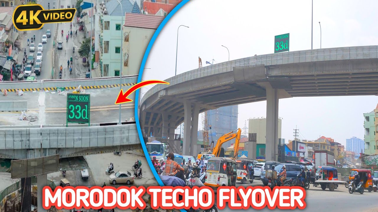 Exciting Update: Morodok Techo Flyover Completion in 3 Weeks! - YouTube