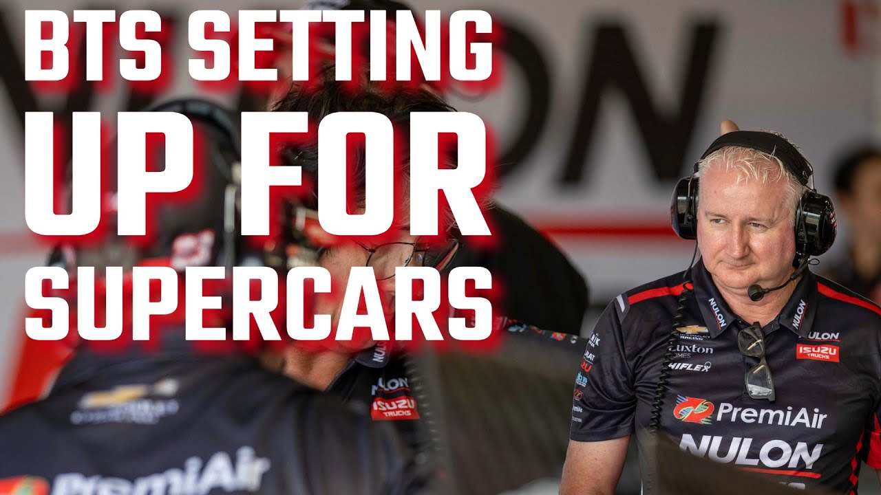 BTS setting up for a Supercars Race | PremiAir Nulon Racing ...