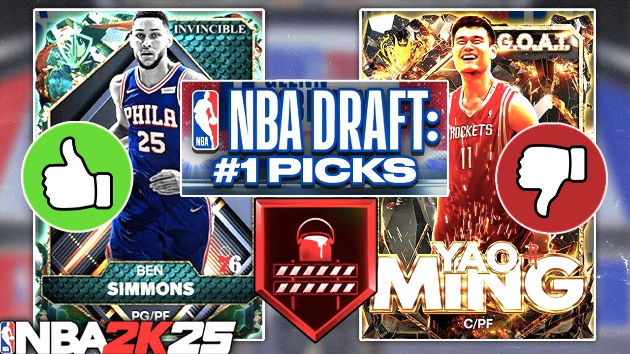 NEW NBA DRAFT: #1 PICKS CARDS IN NBA 2K25 MyTEAM! WHICH PLAYERS ARE ...