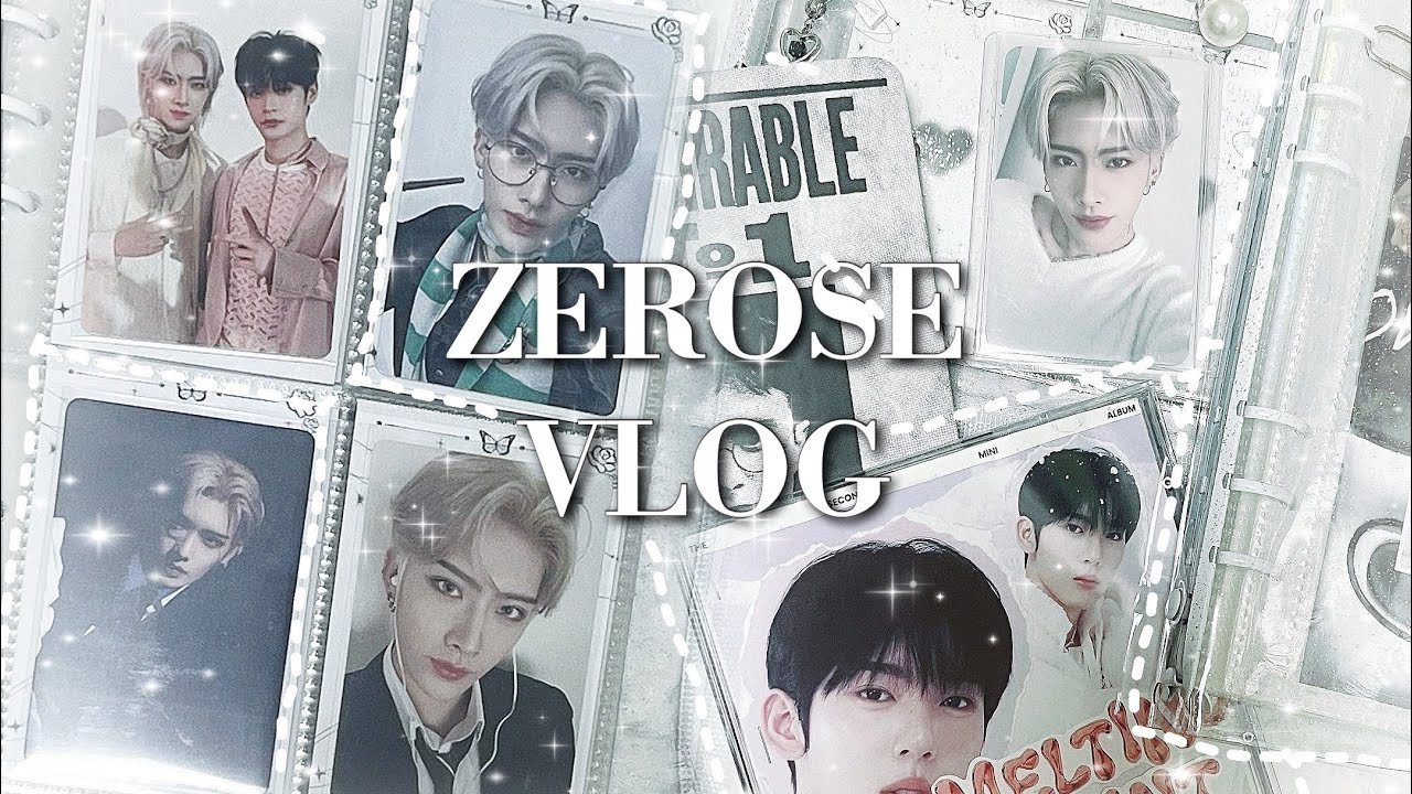 제로즈로그 Pop Pop 터지는 앨범깡🖤 맄프 제베원 리키 포카깡 앨범깡 베로하 바인더 덕질로그