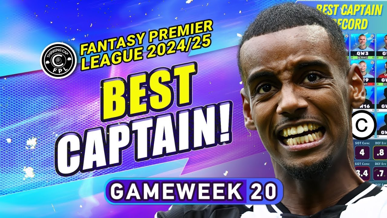 GW20 BEST FPL CAPTAIN | ISAK 🤔 | Fantasy Premier League Tips 24/25 ...