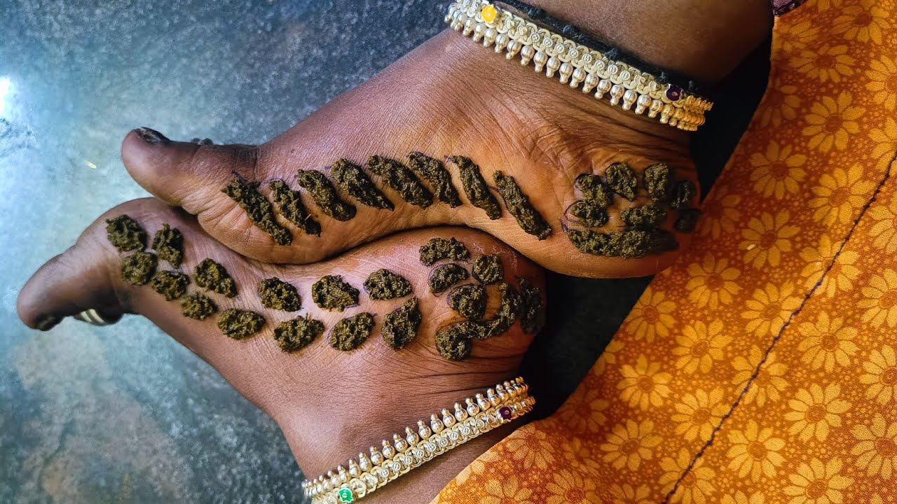கால்களுக்கு இரண்டு அழகான மருதாணி டிசைன்/mehandi for legs/maruthani ...