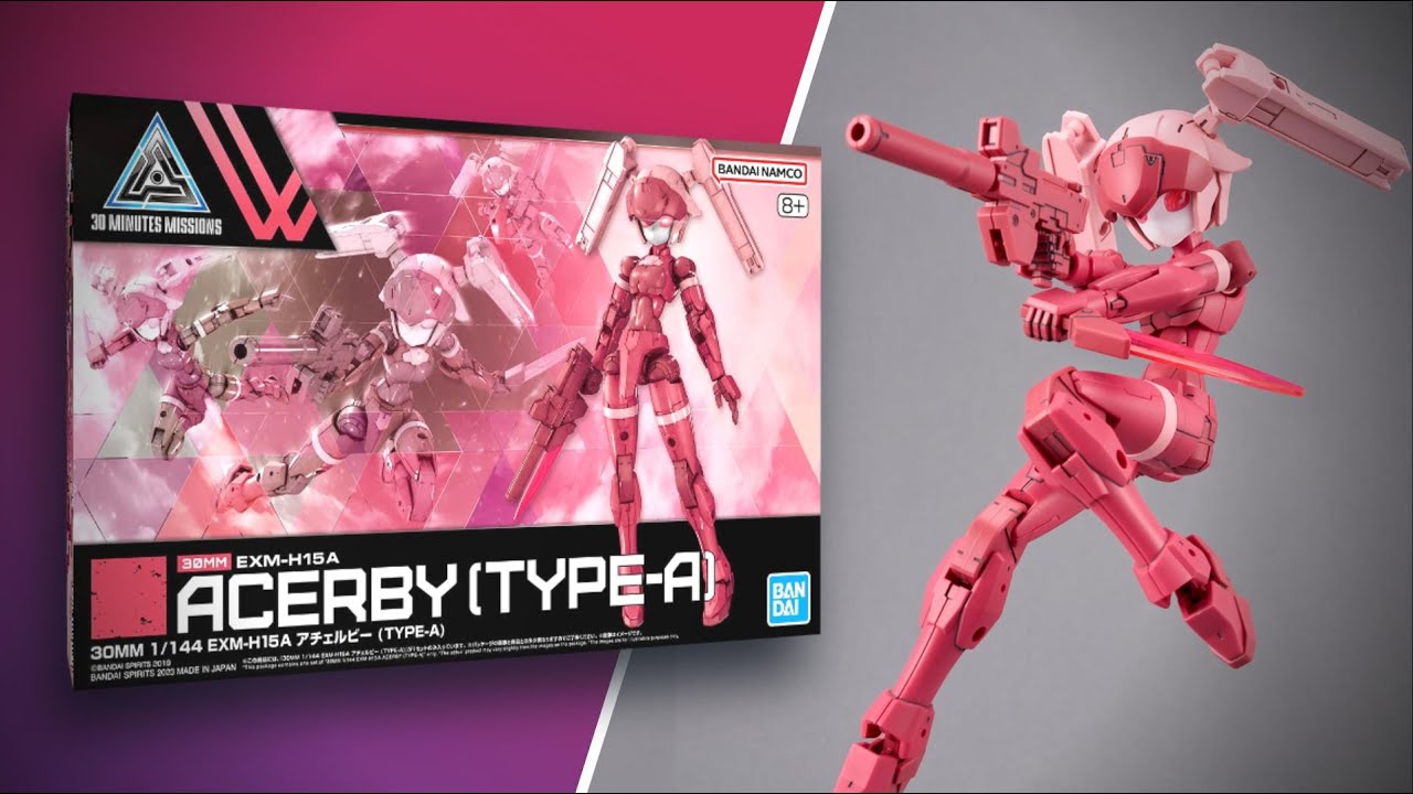 30MM 1/144 EXM-H15A Acerby (TYPE-A) / 30 MINUTES MISSIONS - YouTube