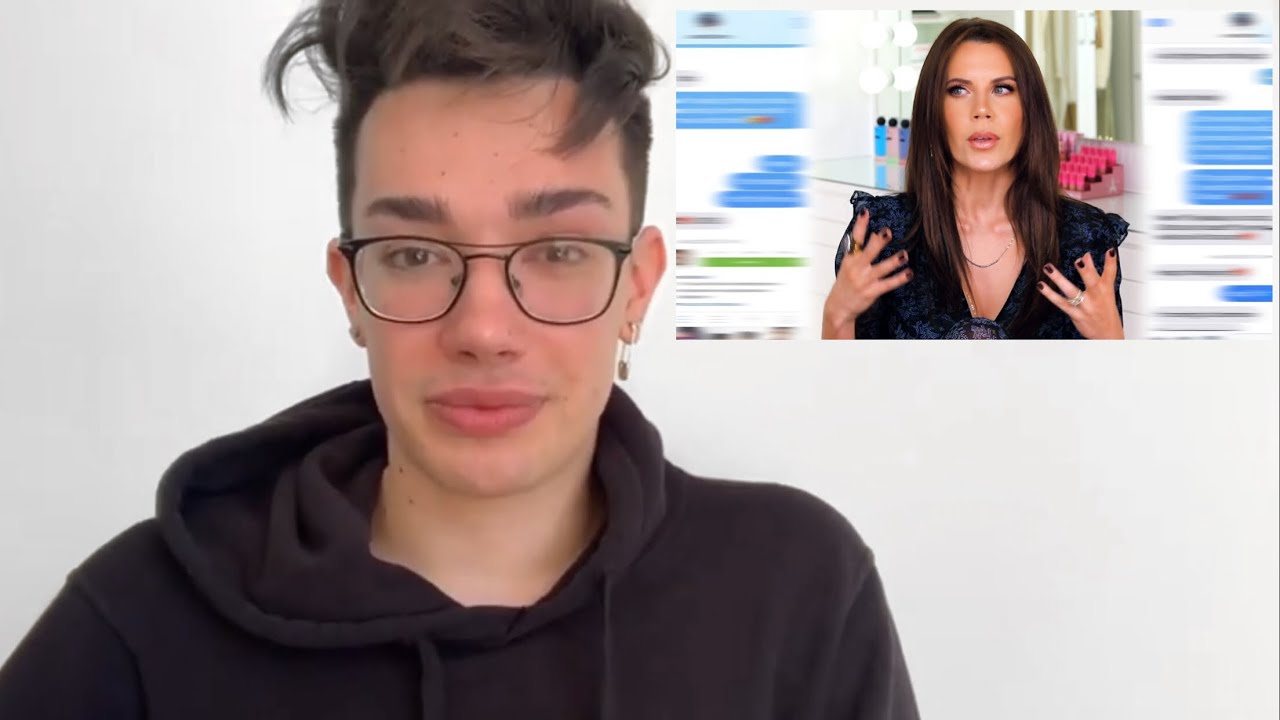 James Charles Reacting To Bye Sister... - YouTube