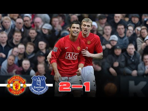 MAN. UNITED VS EVERTON 2-1 • ROAD TO EPL CHAMPIONS 2007-2008 - YouTube