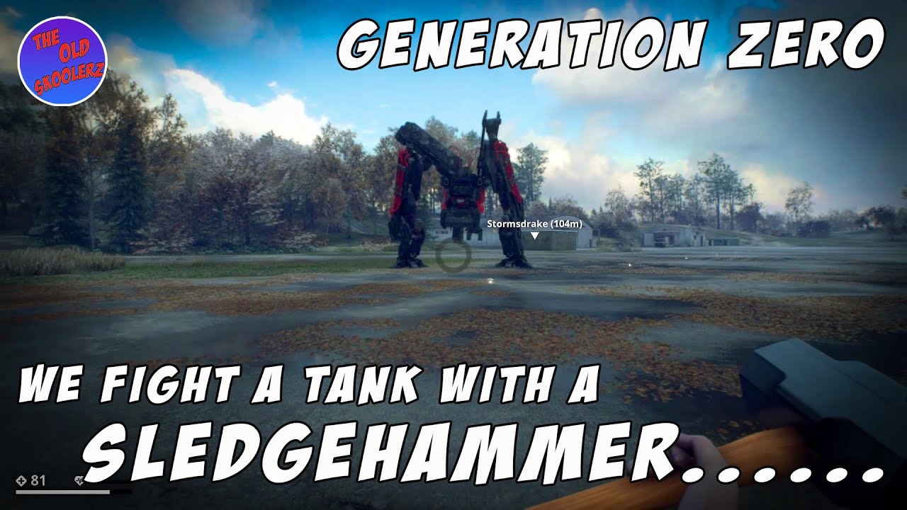 Generation Zero How to fight a tank with a sledgehammer - YouTube