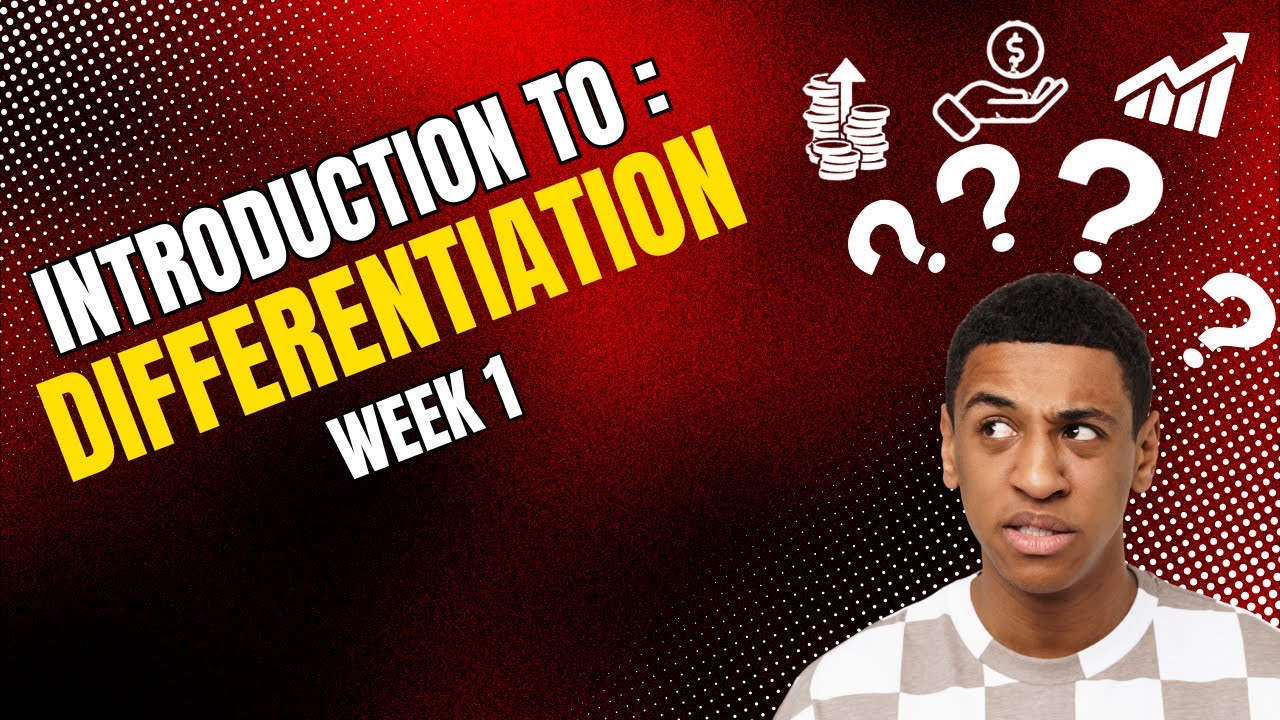 Rules of differentiation - YouTube
