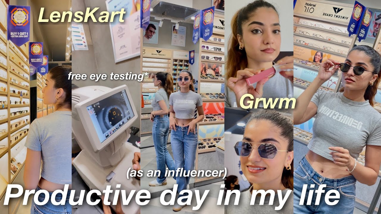 Productive Day In My Life Vlog GRWM LensKart Collab Free Eye Test productive-day-in-my-life-vlog-grwm-lenskart-collab-free-eye-test