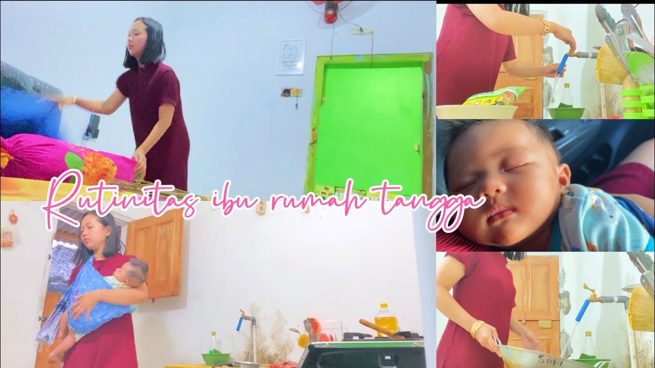 DAILY VLOG IRT, AKTIVITAS IBU RUMAH TANGGA, KEGIATAN IRT, RUTINITAS IRT ...