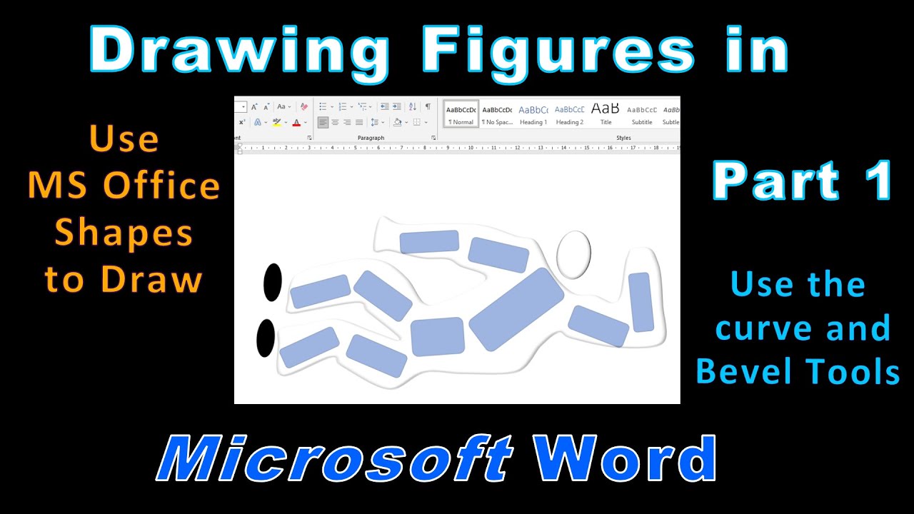 How to Draw a Figure in Microsoft Word - Part One - YouTube