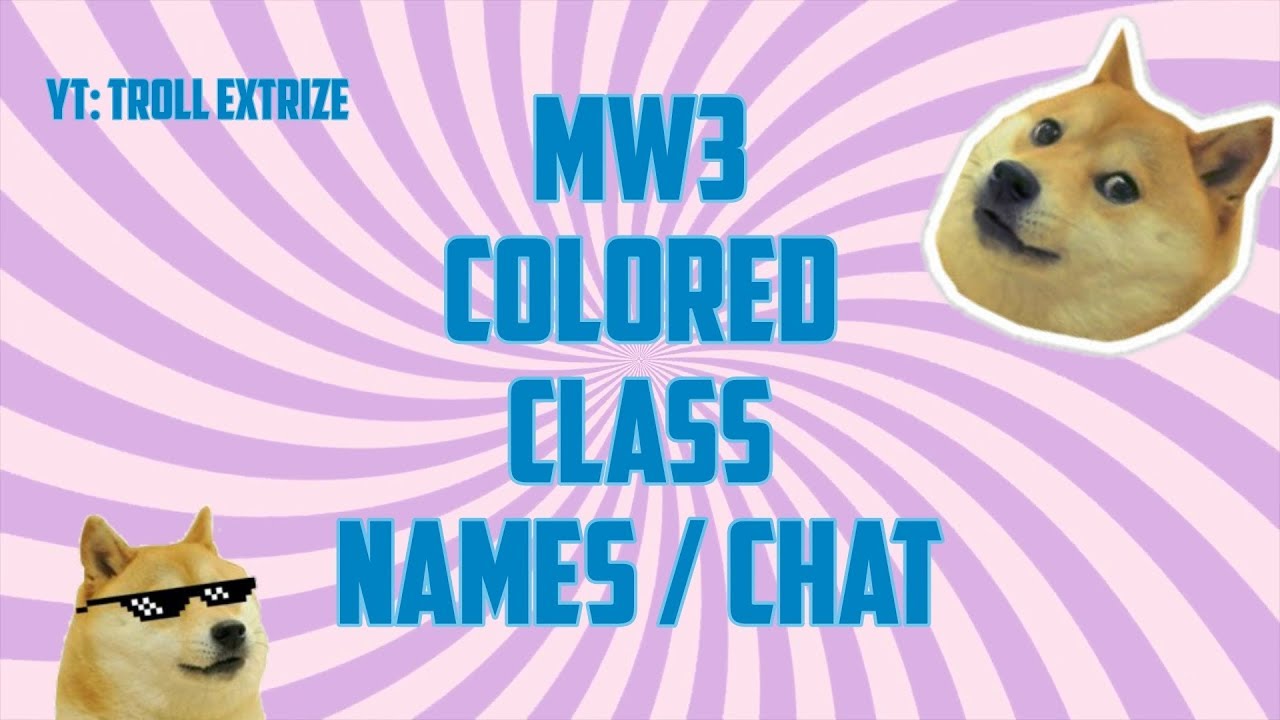 How to get Modded Colors on (Call of Duty Moddern Warfare 3/COD MW3 ...