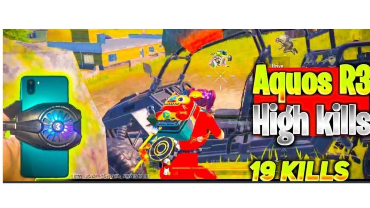 Aquos r3 high kills 19 || Aquos r3 pubg test graphics || sharp aquos r3 ...